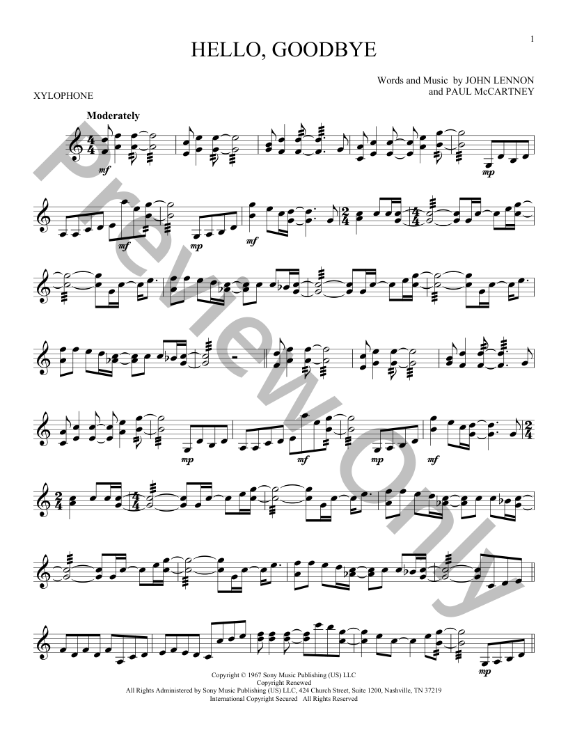 Hello, Goodbye | J.W. Pepper