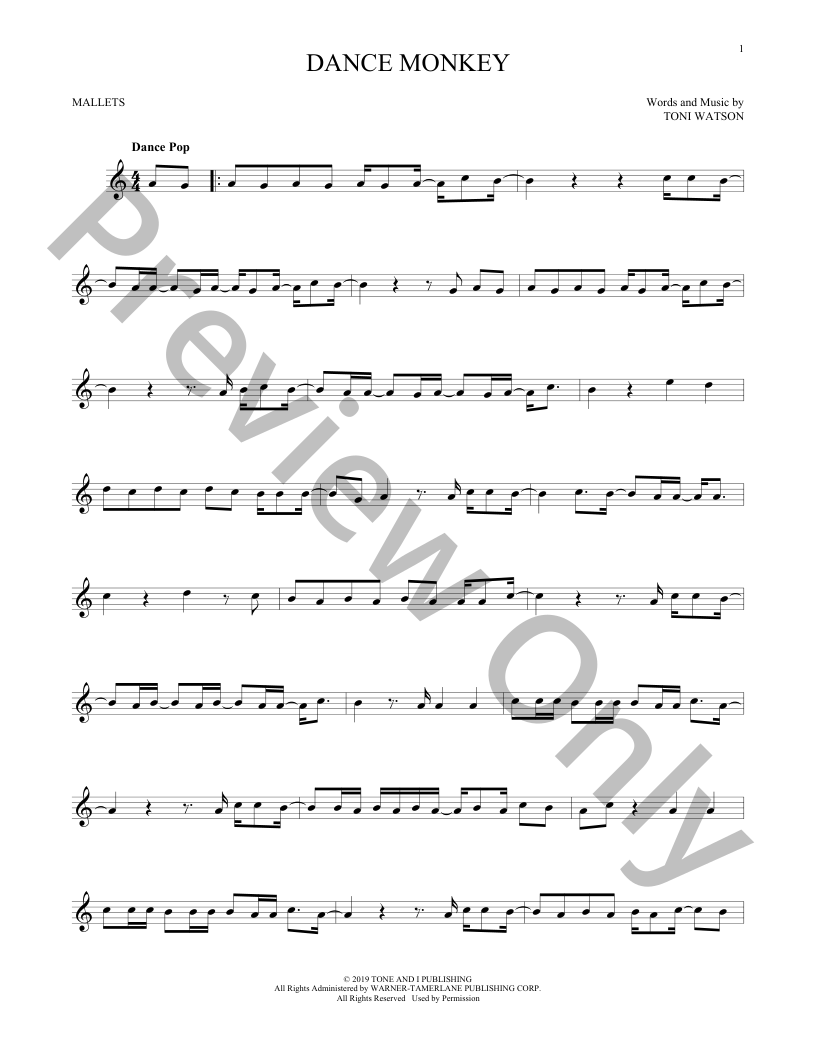 Dance Monkey | J.W. Pepper