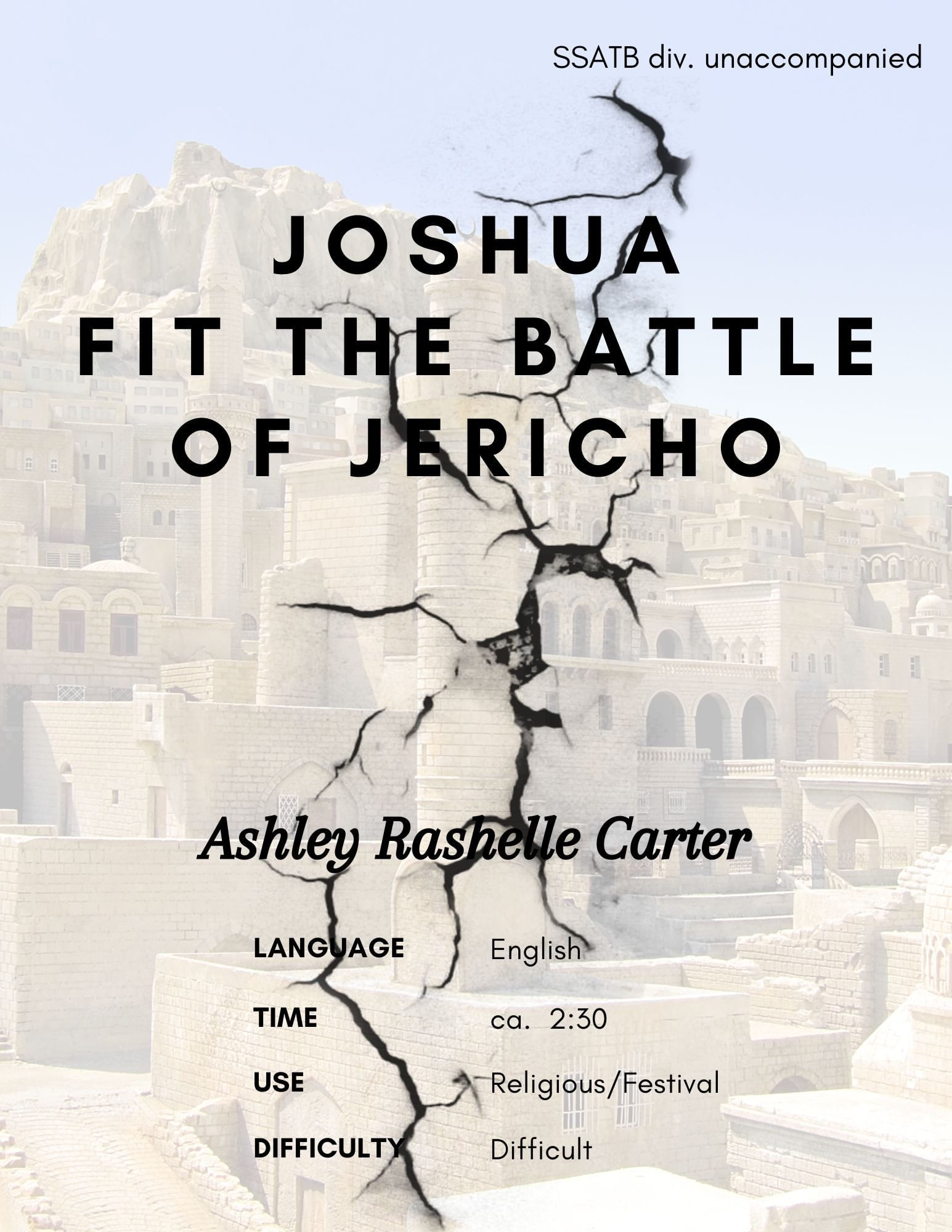 Joshua Fit the Battle of Jericho | J.W. Pepper