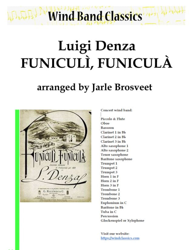 Funiculi Funicula | J.W. Pepper