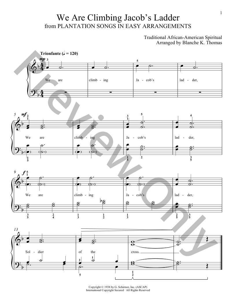 We Are Climbing Jacob's Ladder | J.W. Pepper