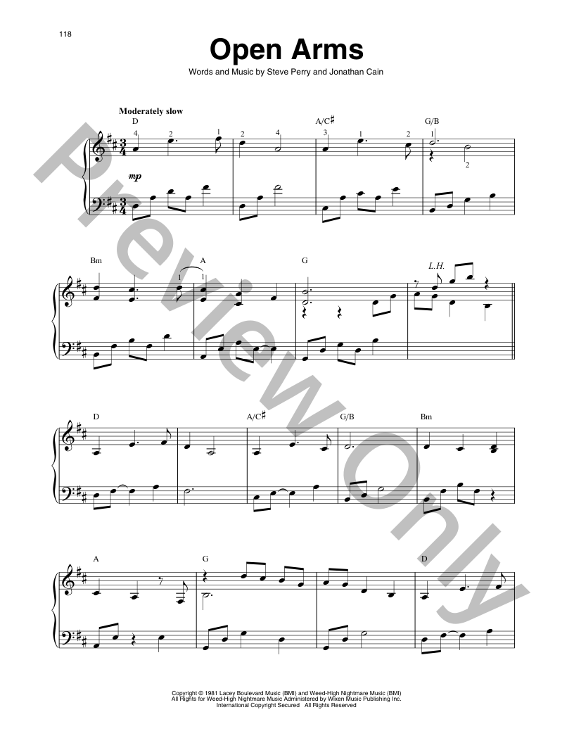 Open Arms | J.W. Pepper