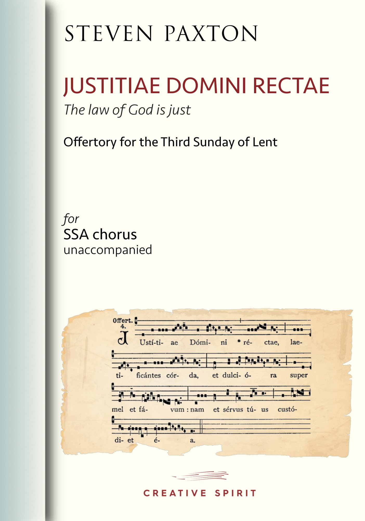 JUSTITIAE DOMINI RECTAE | J.W. Pepper