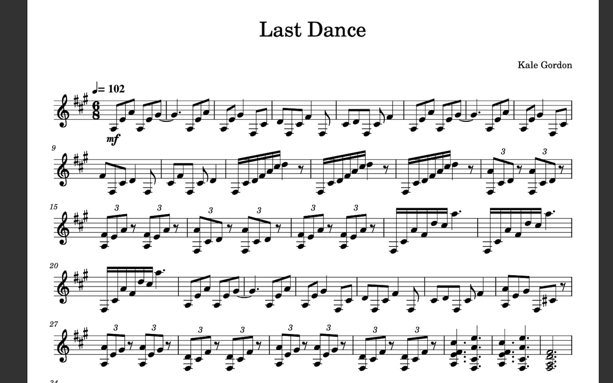 Last Dance | J.W. Pepper