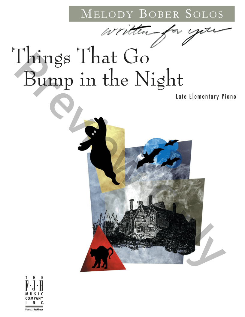Things That Go Bump in the Night Piano Sheet Music | J.W. Pepper