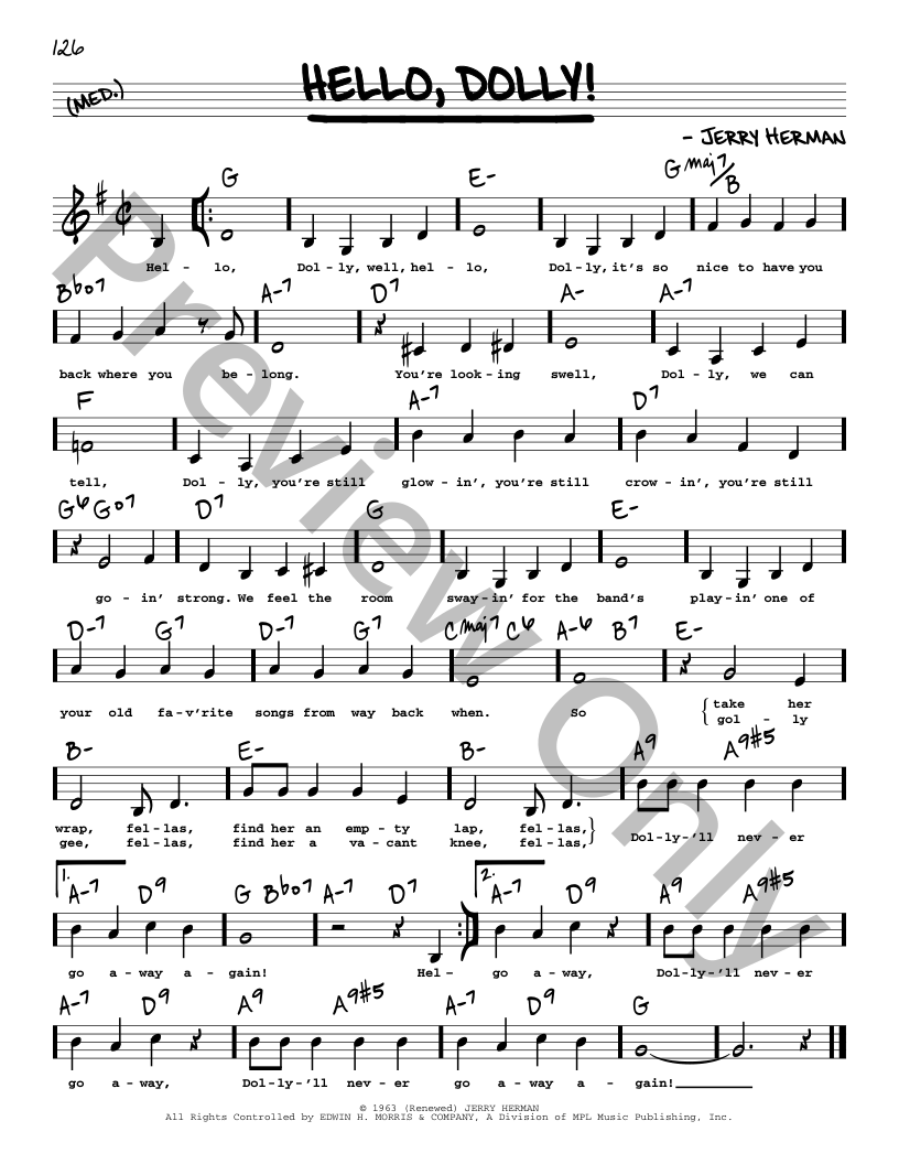 Hello, Dolly! | J.W. Pepper