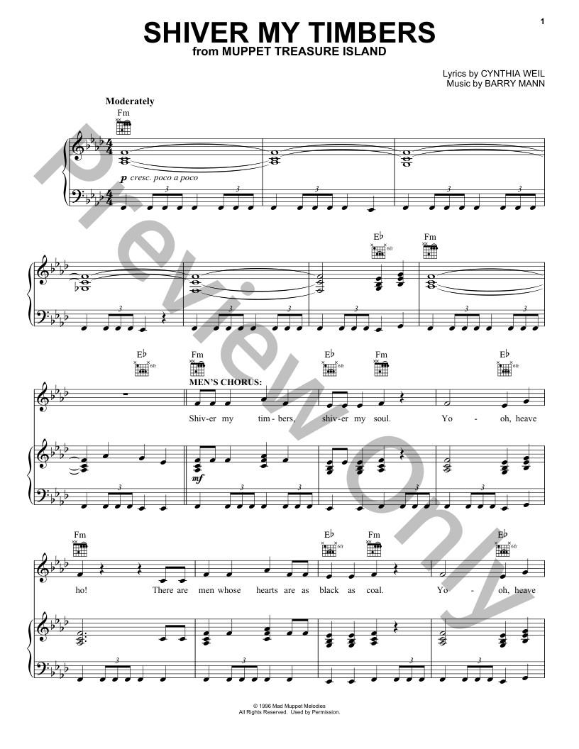 Shiver My Timbers | J.W. Pepper