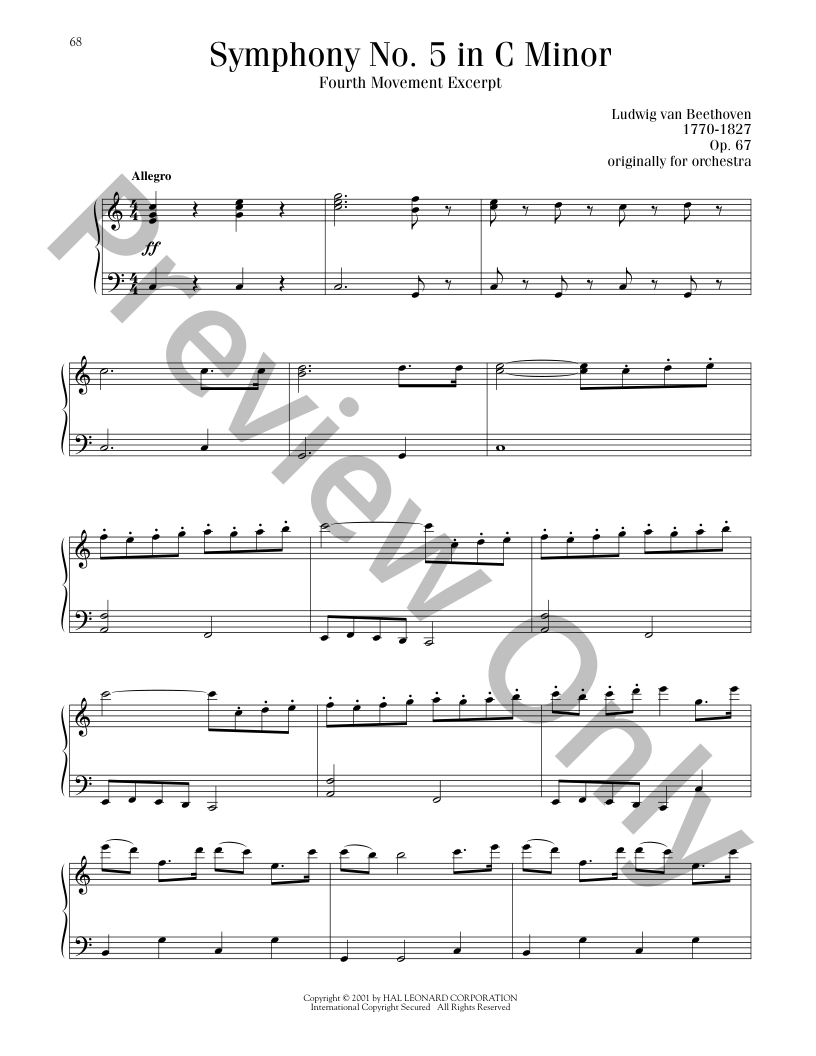 Symphony #5, Fourth Movement Excerpt | J.W. Pepper