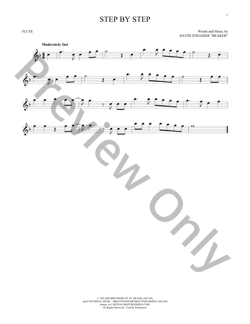 Step By Step Sheet Music | J.W. Pepper