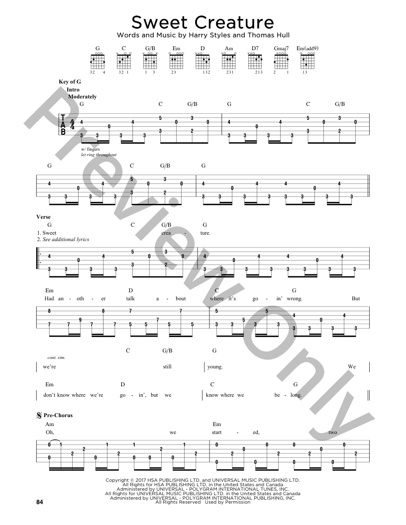 Sweet Creature | J.W. Pepper