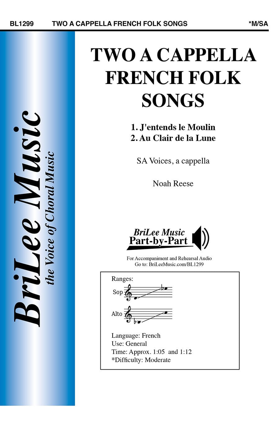 Two A Cappella French Folk Songs Choral Sheet Music | J.W. Pepper