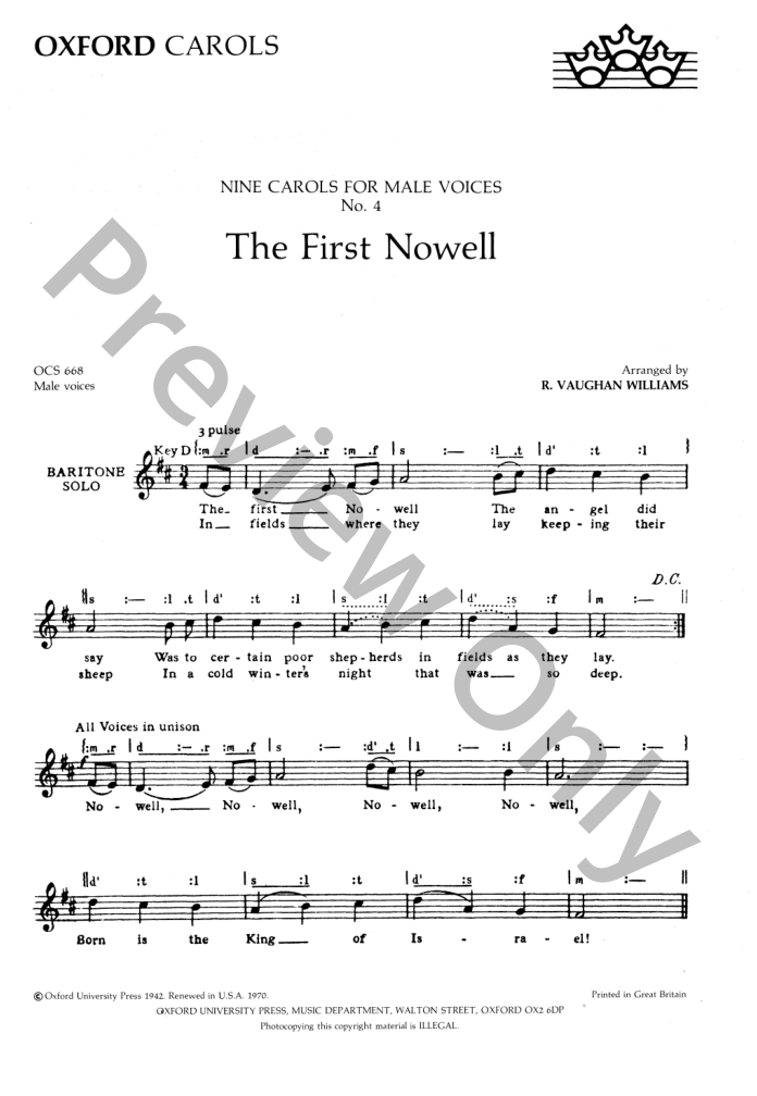 The First Nowell | J.W. Pepper