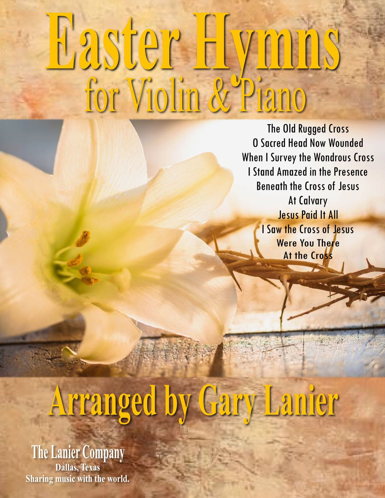 EASTER HYMNS for Violin and Piano, Top 10 Most Popular Easter Hymns ...