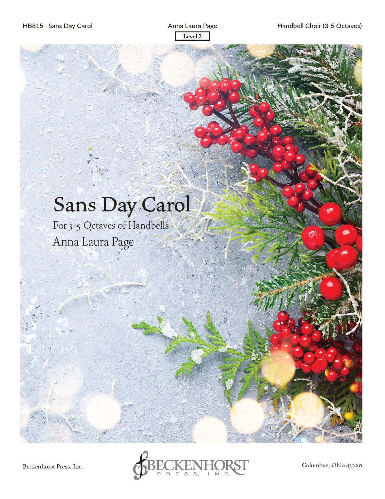 Sans Day Carol Handbell Sheet Music | J.W. Pepper