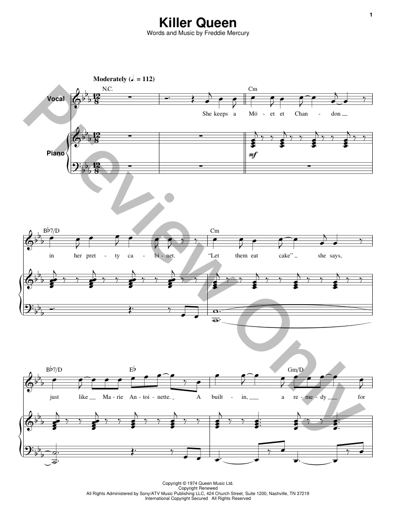 Killer Queen | J.W. Pepper