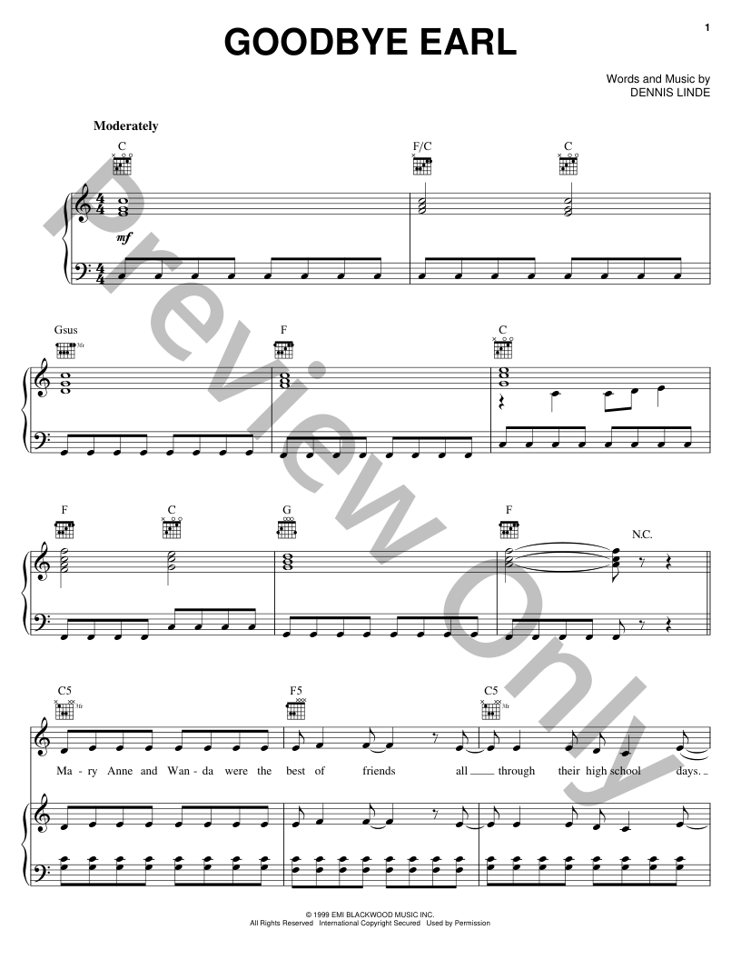 Goodbye Earl | J.W. Pepper