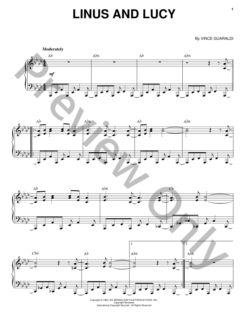 Linus and Lucy | J.W. Pepper