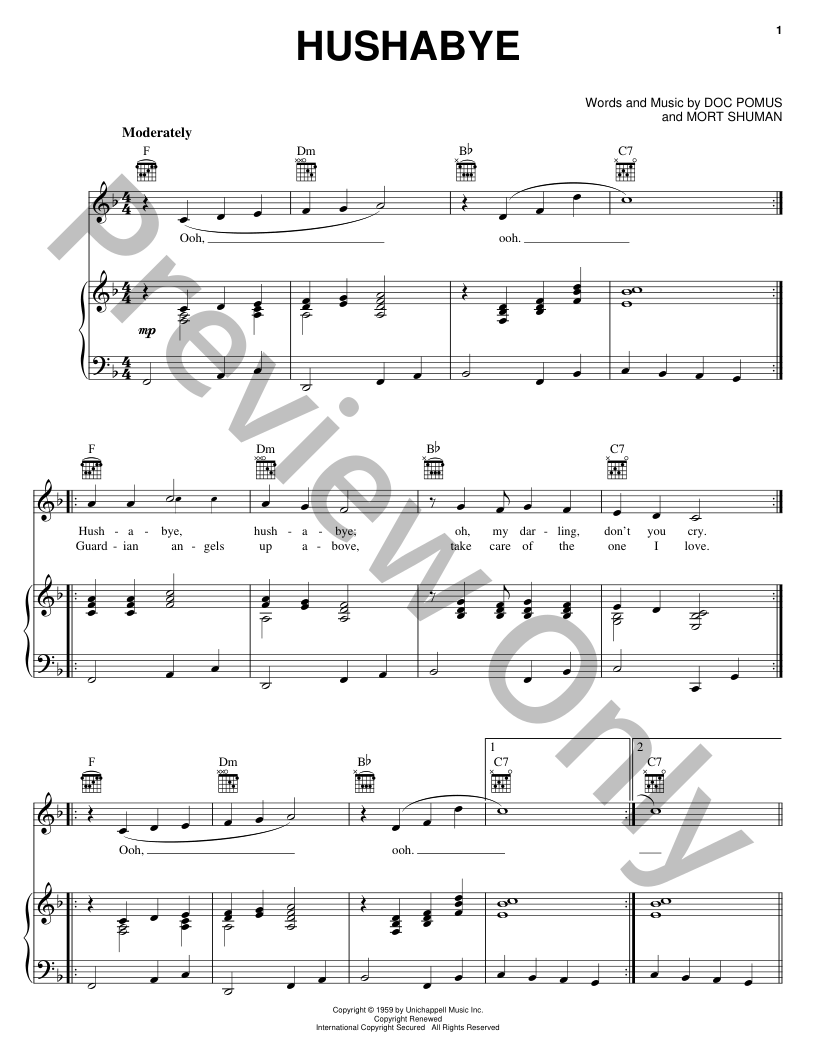 Hushabye | J.W. Pepper