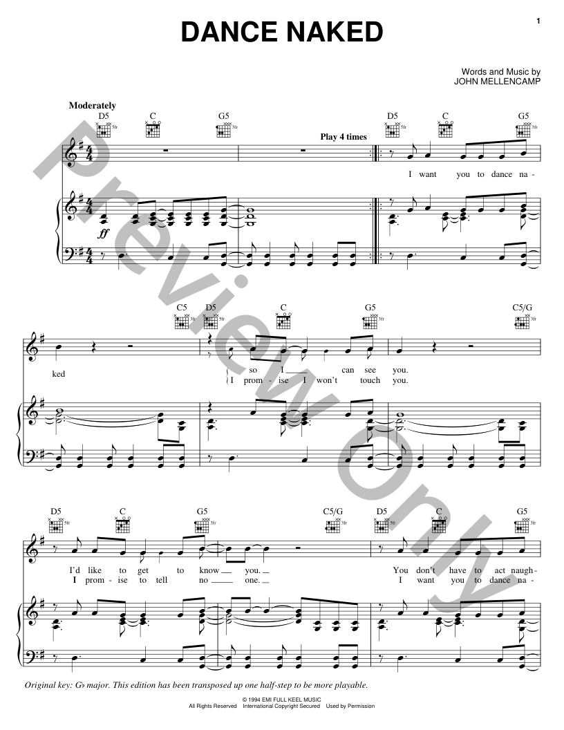 Dance Naked | J.W. Pepper