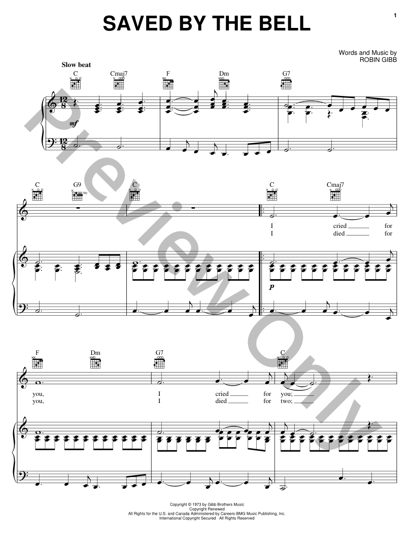 Saved by the Bell | J.W. Pepper