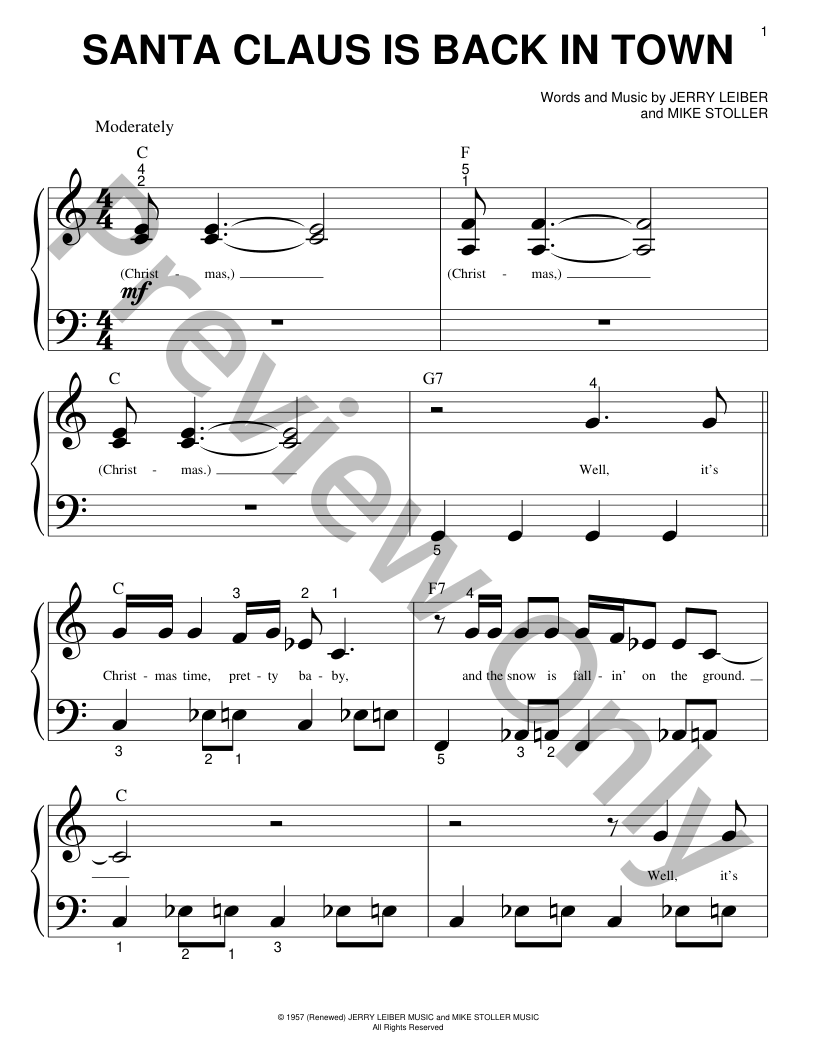 Santa Claus Is Back in Town | J.W. Pepper