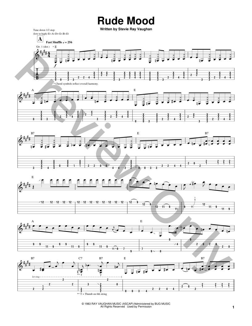 Rude Mood | J.W. Pepper