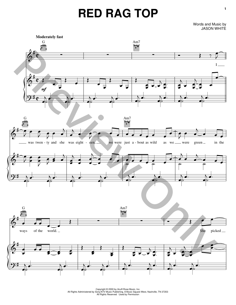 Red Rag Top | J.W. Pepper