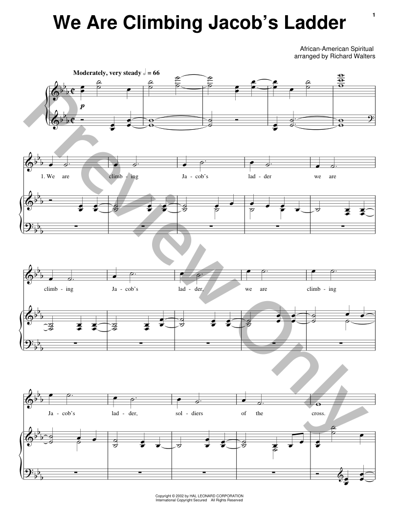 We Are Climbing Jacob's Ladder | J.W. Pepper