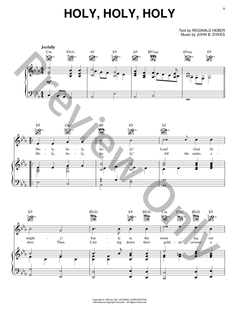 Holy, Holy, Holy | J.W. Pepper