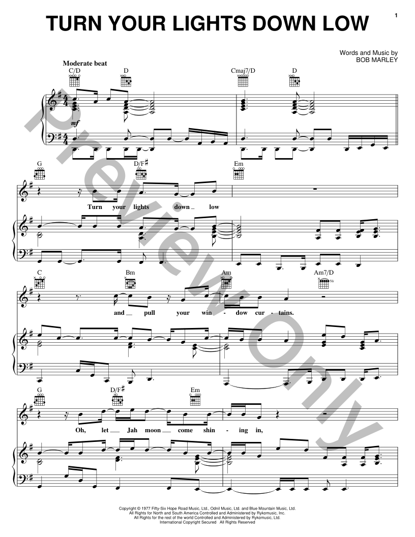 Turn Your Lights down Low | J.W. Pepper