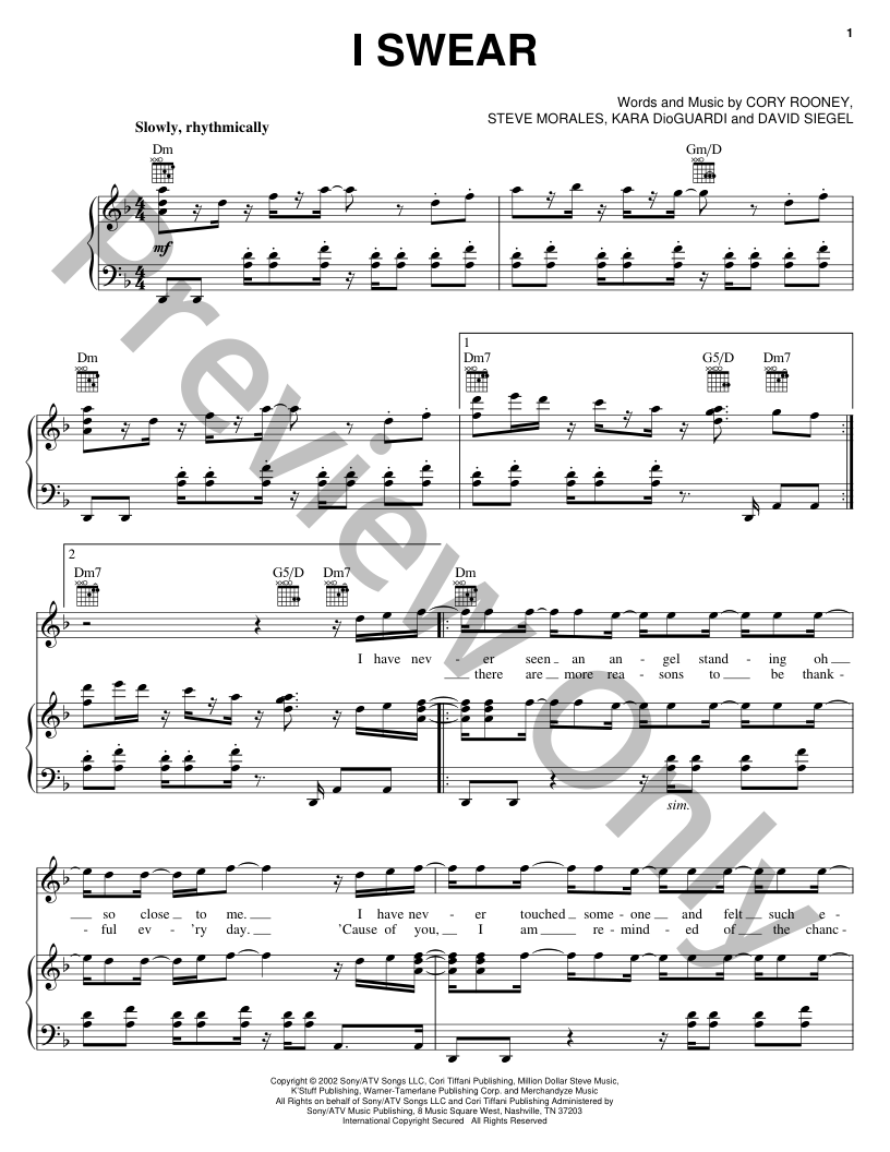 I Swear | J.W. Pepper