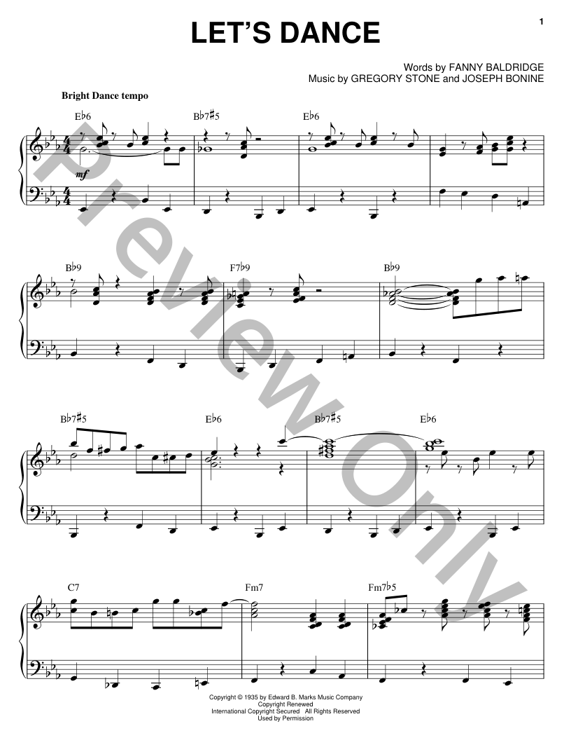 Let's Dance | J.W. Pepper