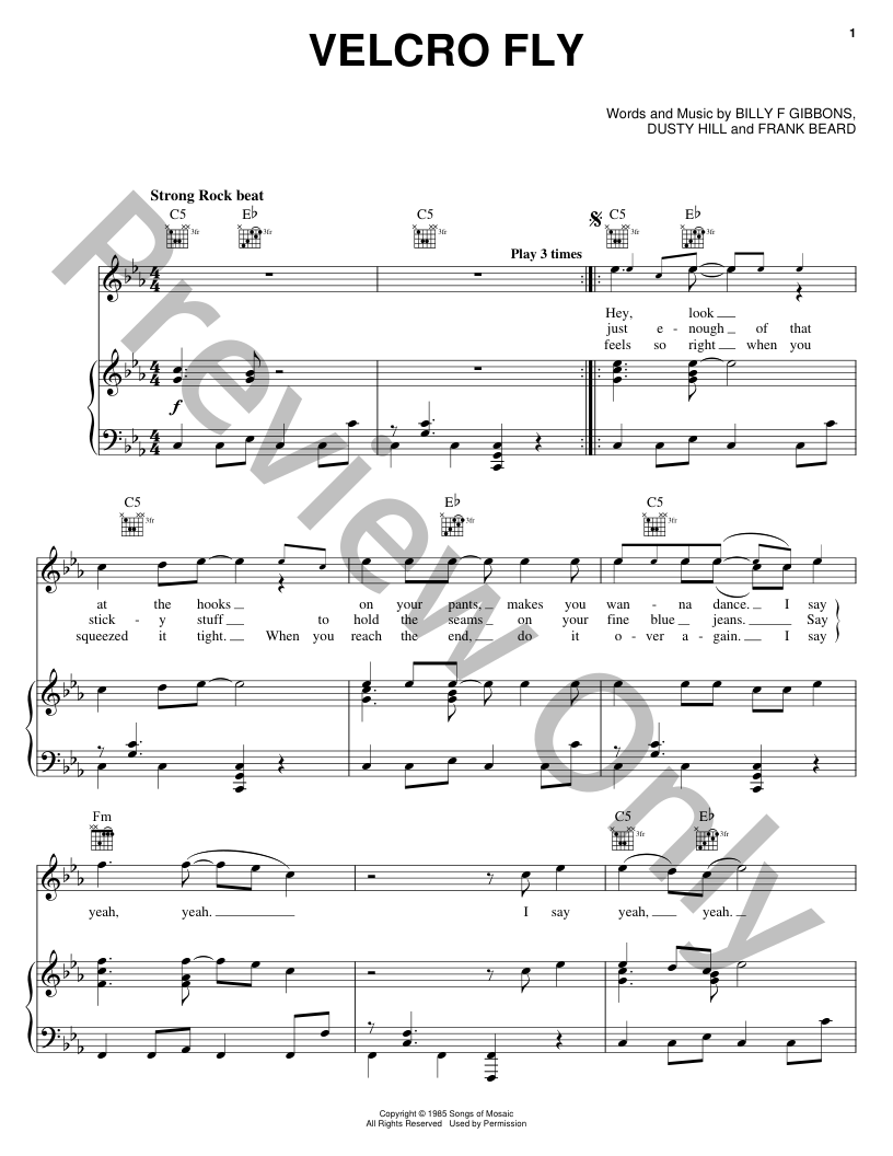 Velcro Fly | J.W. Pepper