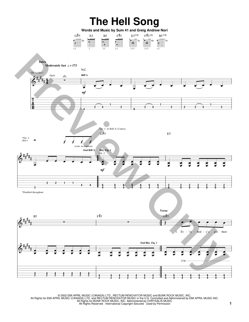 The Hell Song | J.W. Pepper