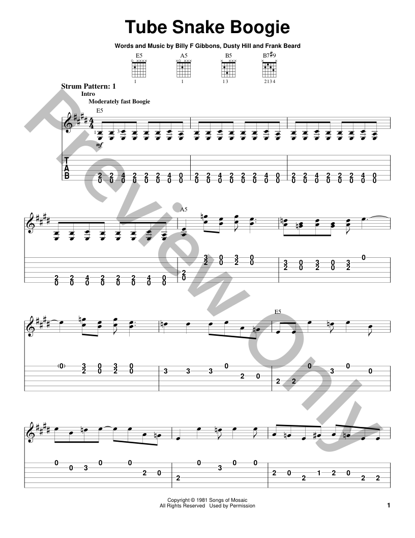 Tube Snake Boogie | J.W. Pepper