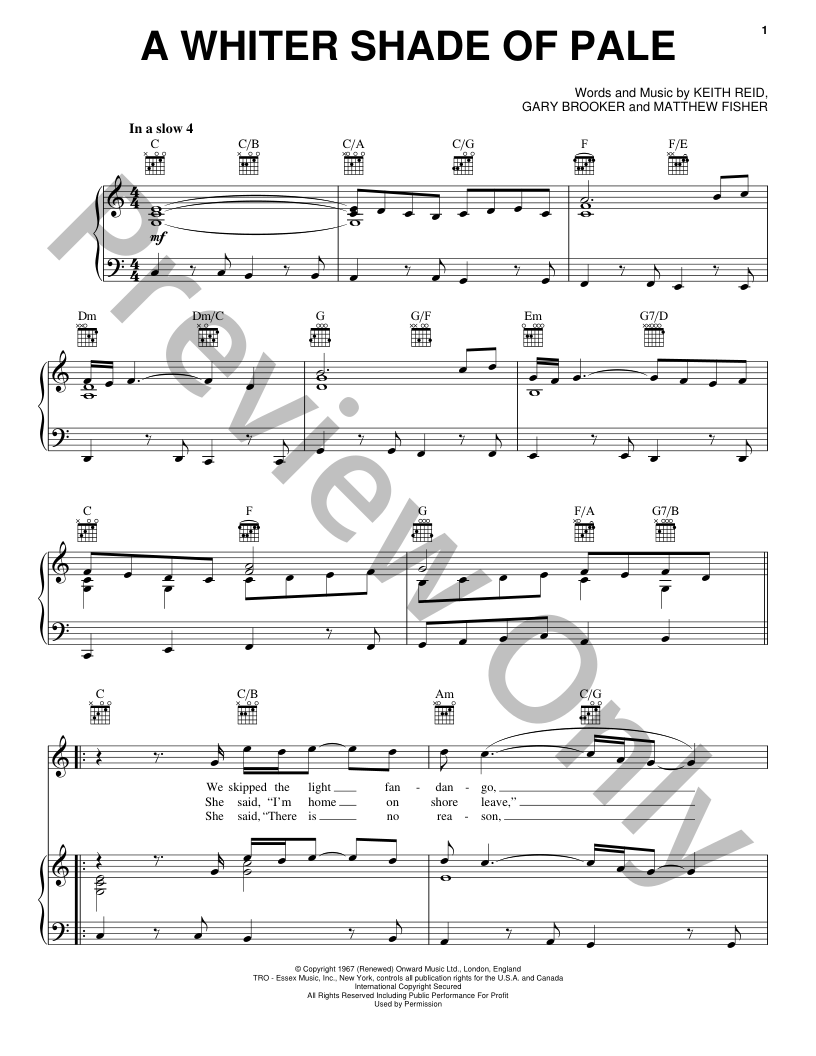 A Whiter Shade of Pale | J.W. Pepper