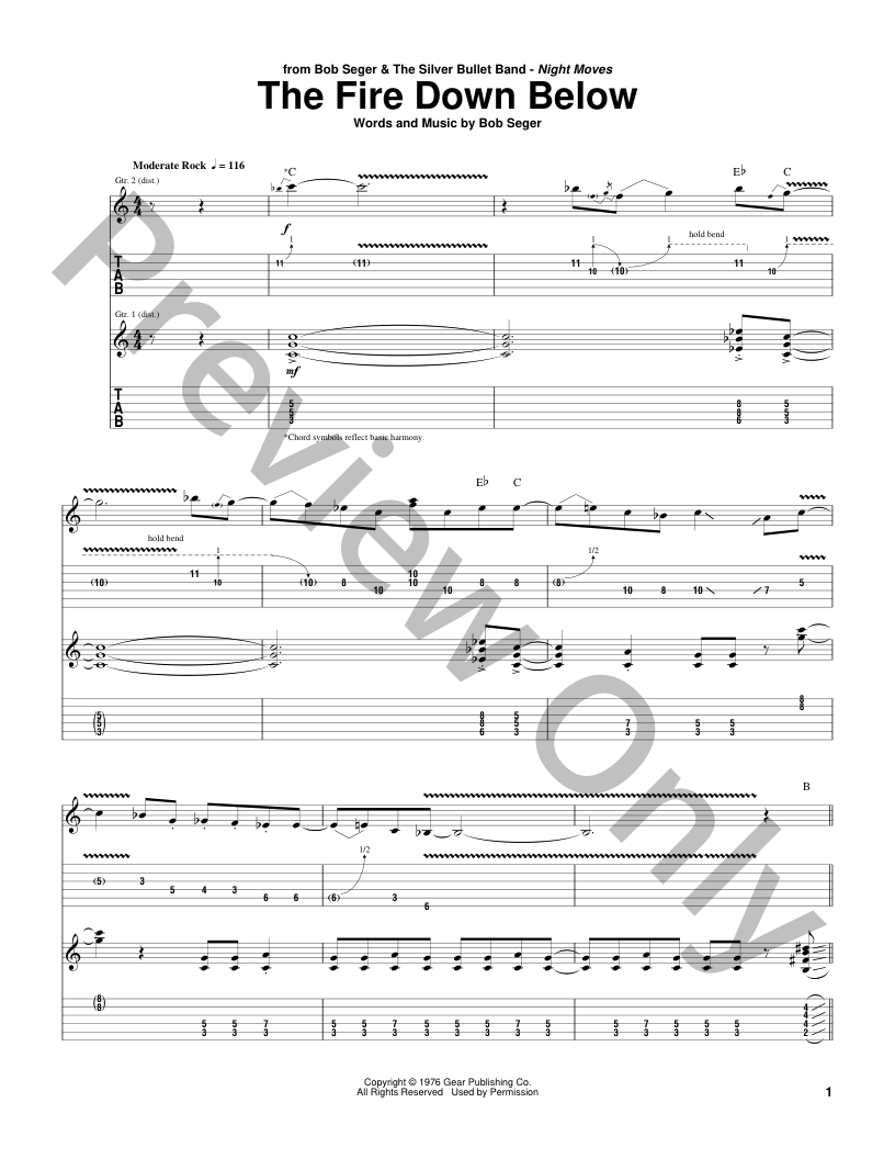 The Fire down Below | J.W. Pepper