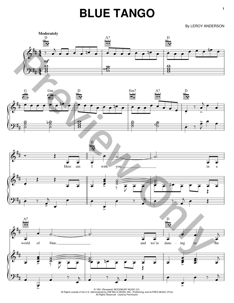 Blue Tango | J.W. Pepper