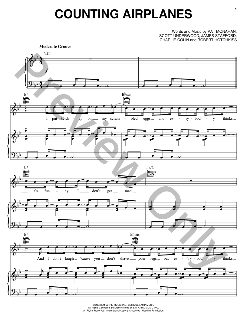 Counting Airplanes | J.W. Pepper