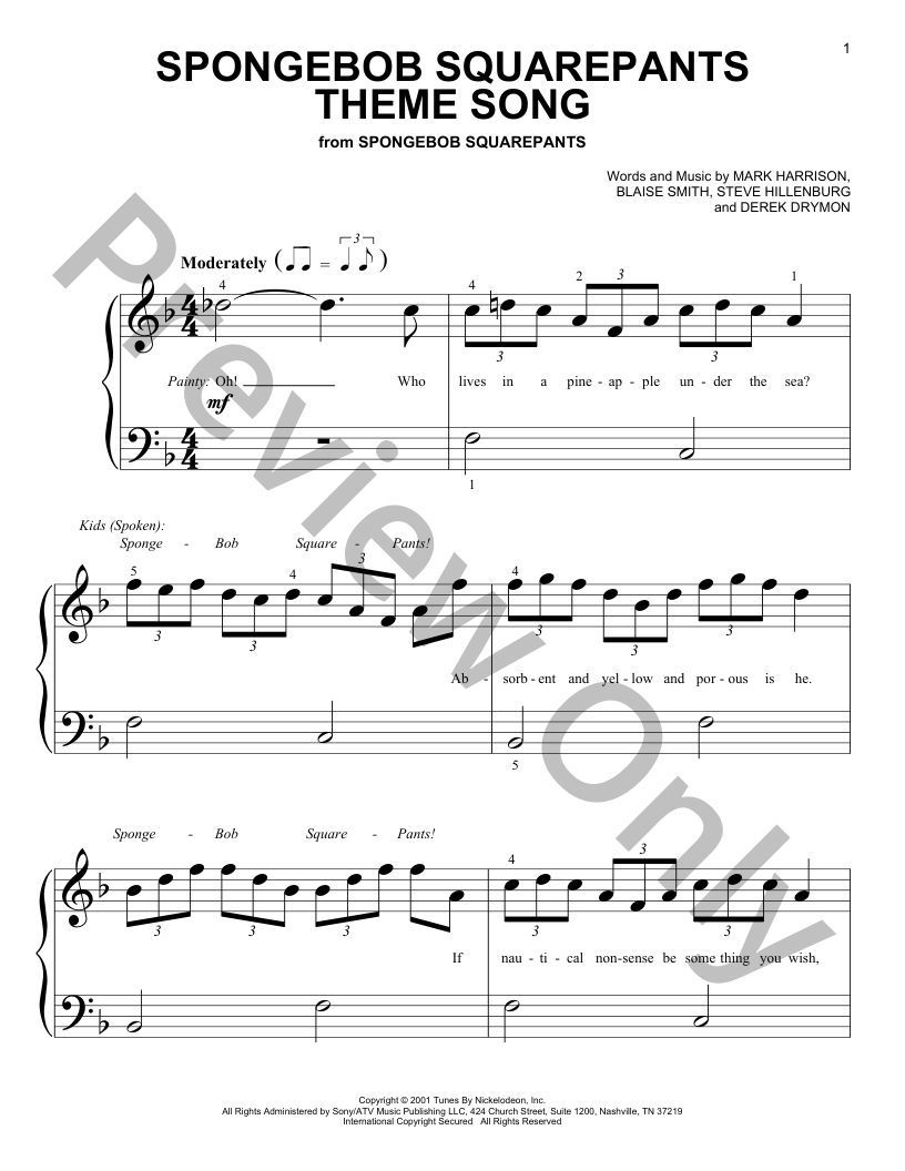 Spongebob Squarepants Theme Song | J.W. Pepper