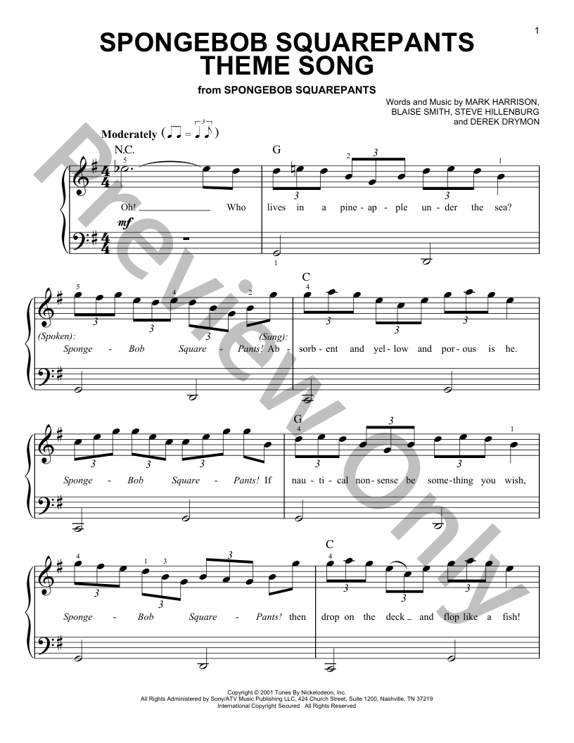 Spongebob Squarepants Theme Song | J.W. Pepper