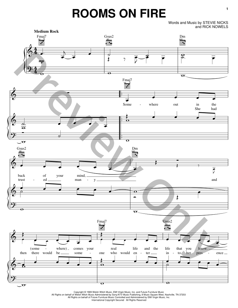 Rooms on Fire | J.W. Pepper