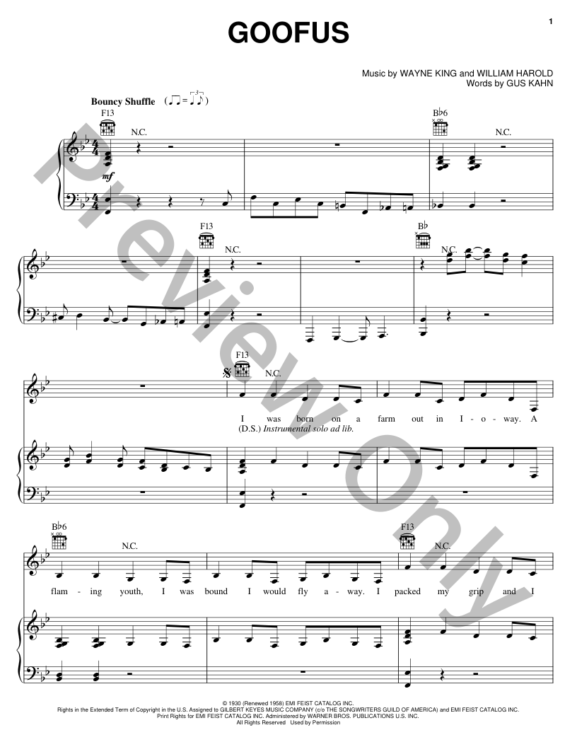 Goofus | J.W. Pepper