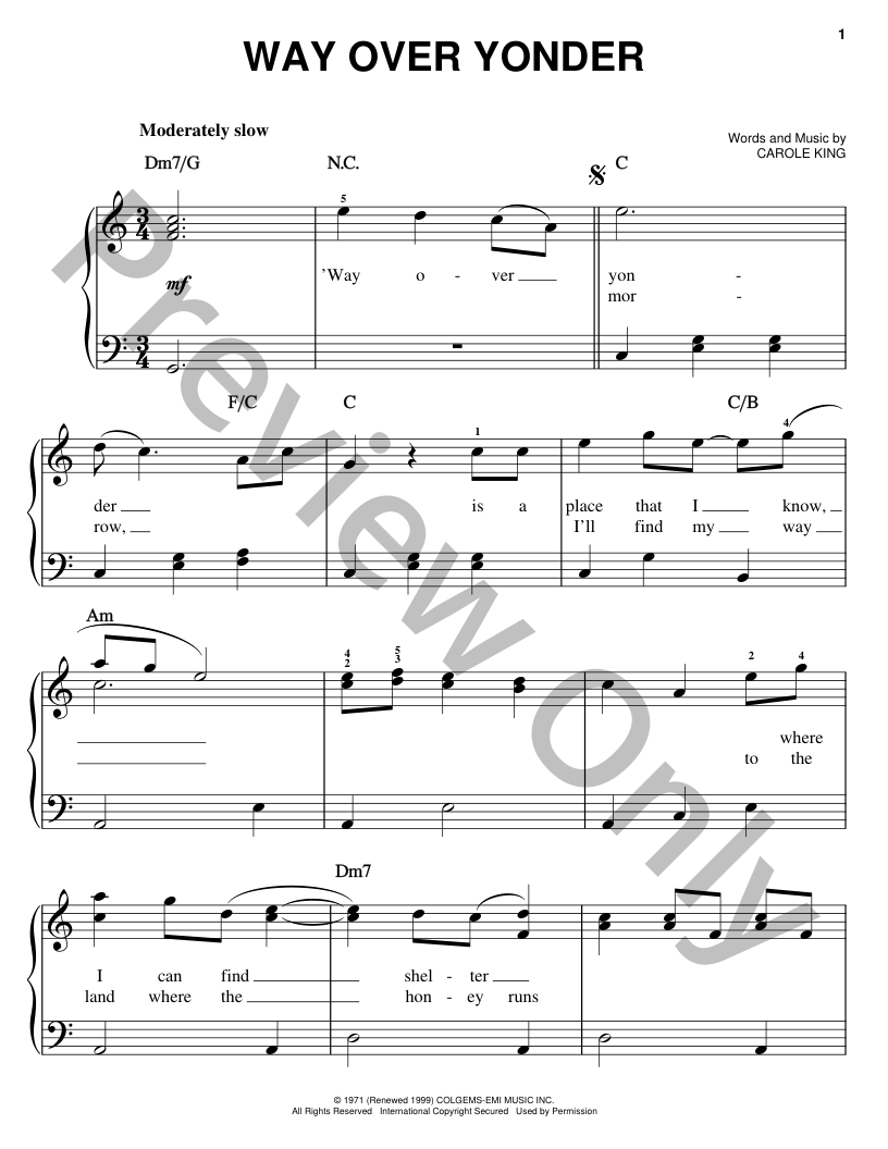 Way over Yonder | J.W. Pepper