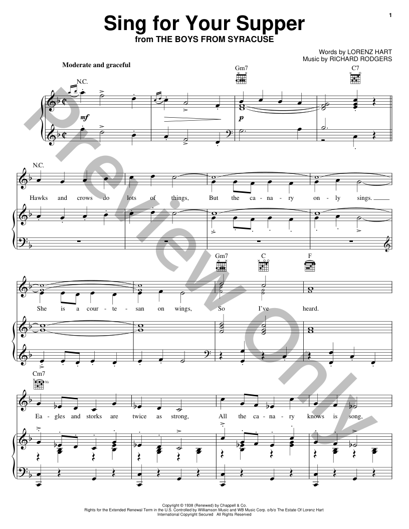 Sing for Your Supper | J.W. Pepper