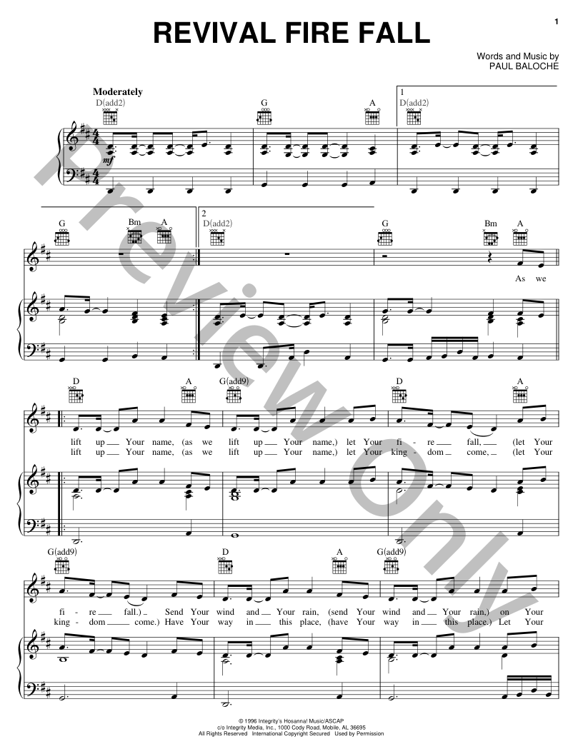 Revival Fire Fall | J.W. Pepper