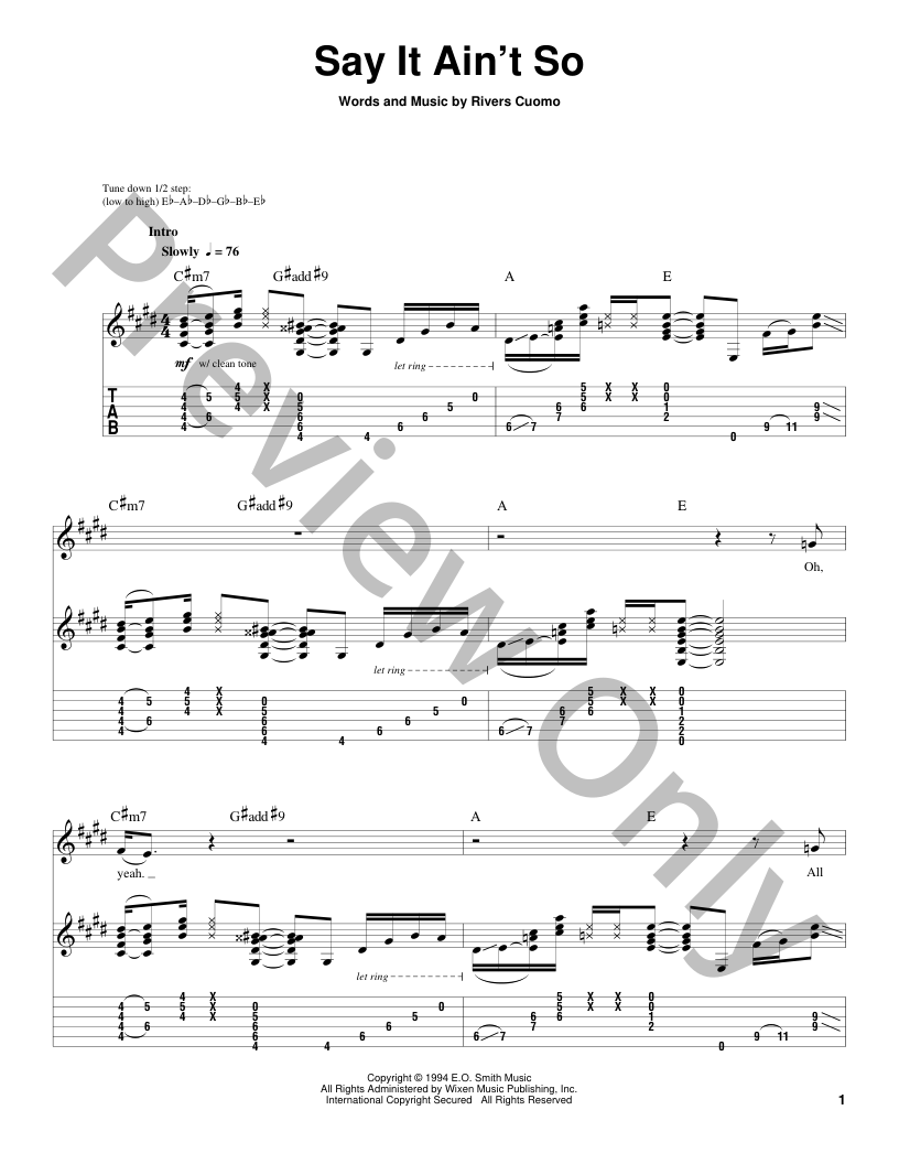 Say It Ain't So | J.W. Pepper