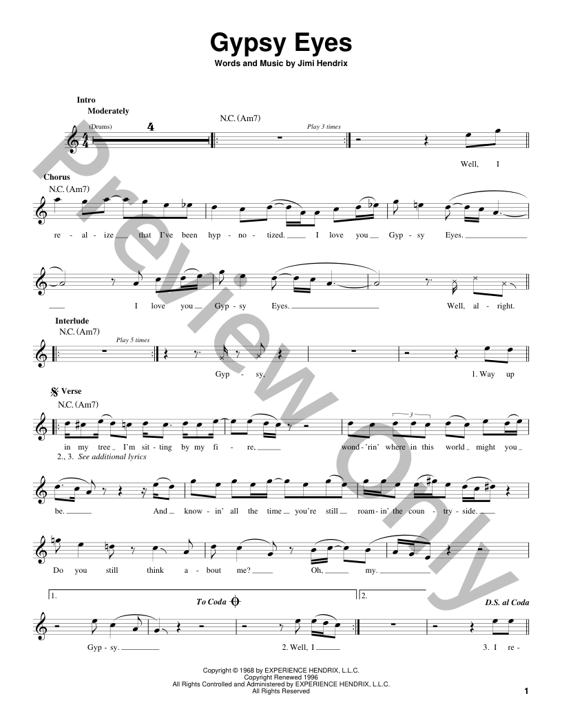 Gypsy Eyes | J.W. Pepper