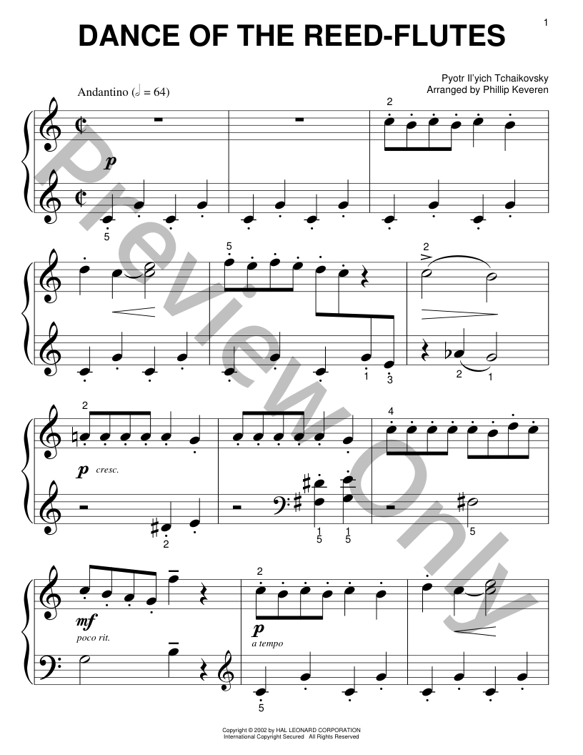 Dance of the Reed-Flutes | J.W. Pepper