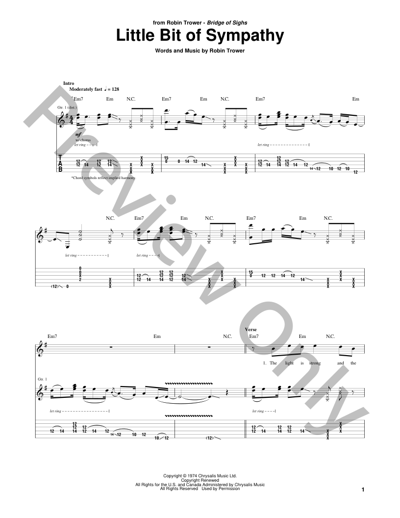 Little Bit of Sympathy | J.W. Pepper